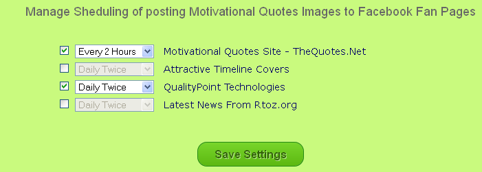 Post Motivational Quotes Automatically to Your Facebook Fan Pages ...